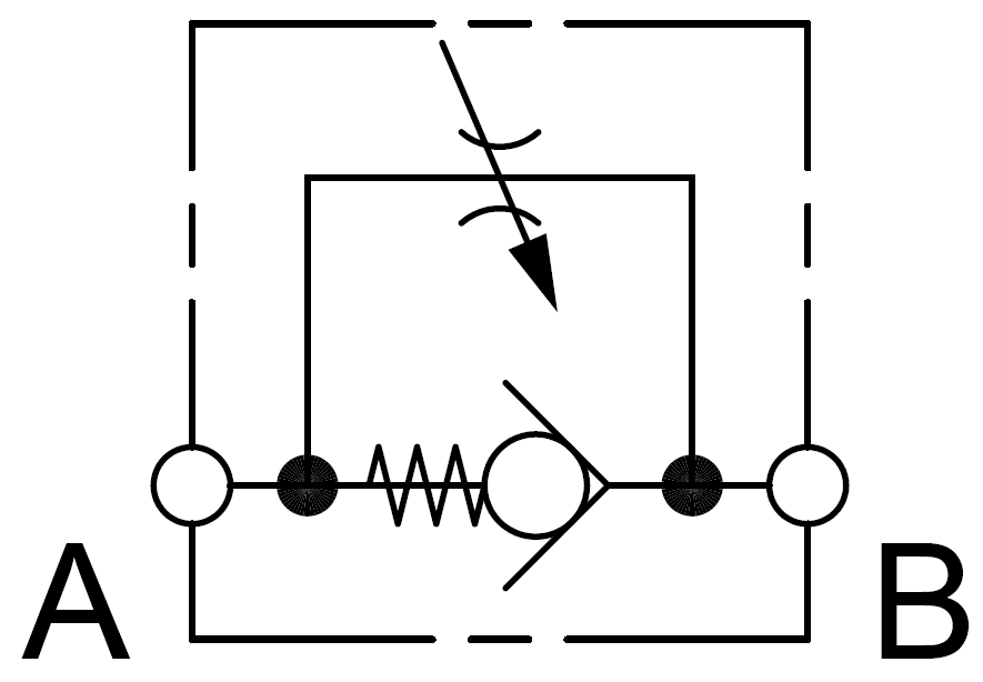 Stryp/Backventil NDRV-DN10-G3/8-1A Zn - 8966000000 | AMAB Hydraul